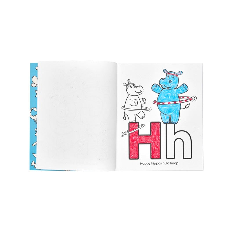 Ooly Toddler Color-in Book - ABC Amazing Animals – Minim Kids