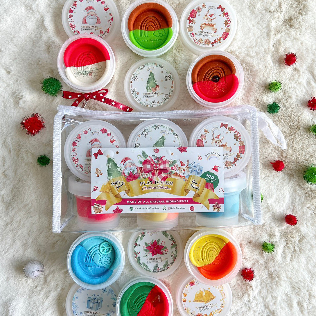 Halo Rainbow Dough Christmas Collection – Minim Kids